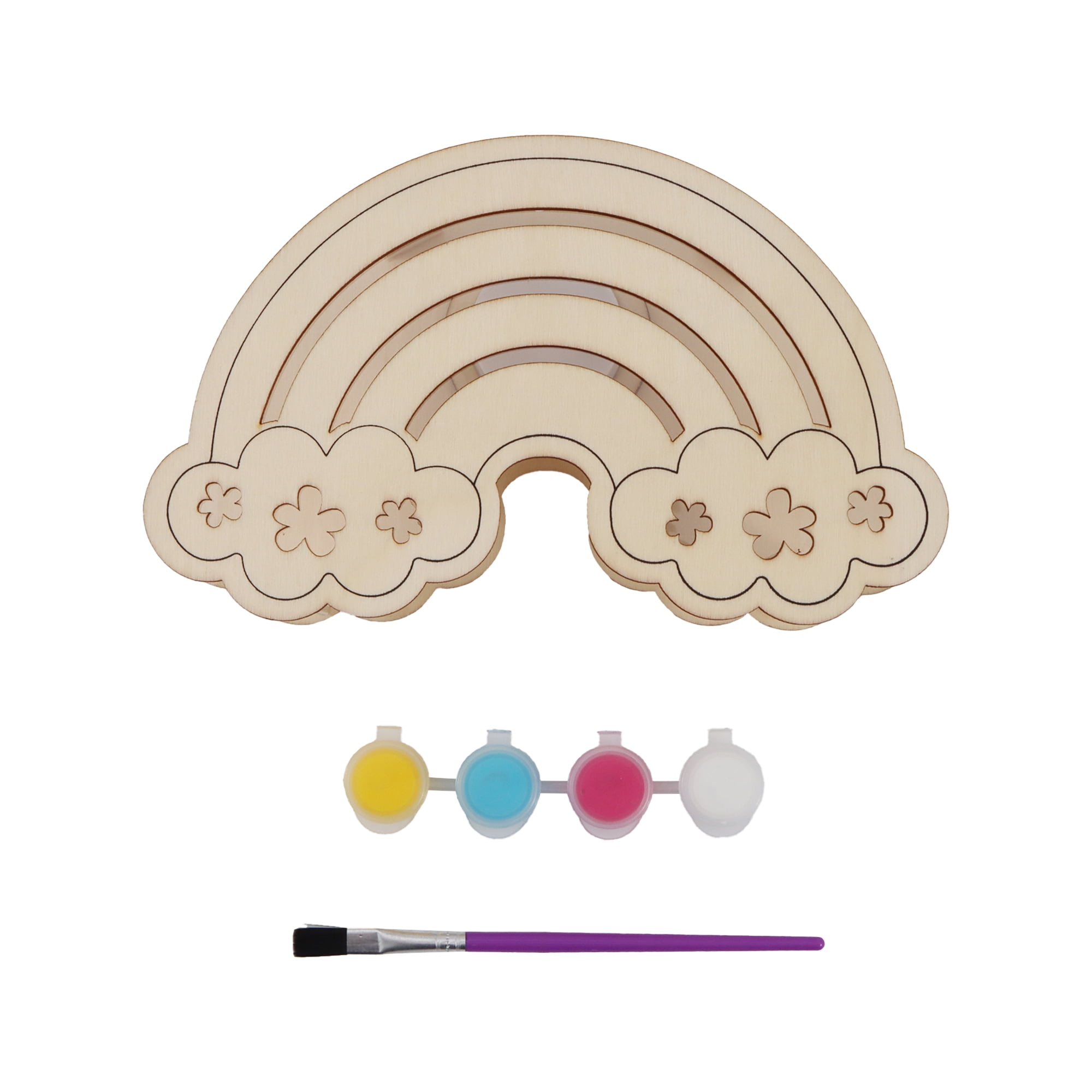 Click here for Way To Celebrate! Light-Up Wooden Craft  Rainbow S... prices