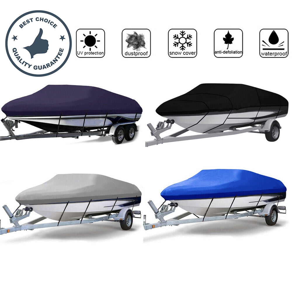 Autoez Marine Grade 600D Boat Cover Fits 20-22ft V-Hull Runabout ...