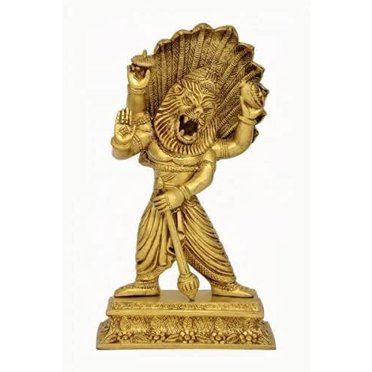 Brass Virat Roop of Lord Vishnu Statue 3186g, Large Vishnu Krishna Idol ...