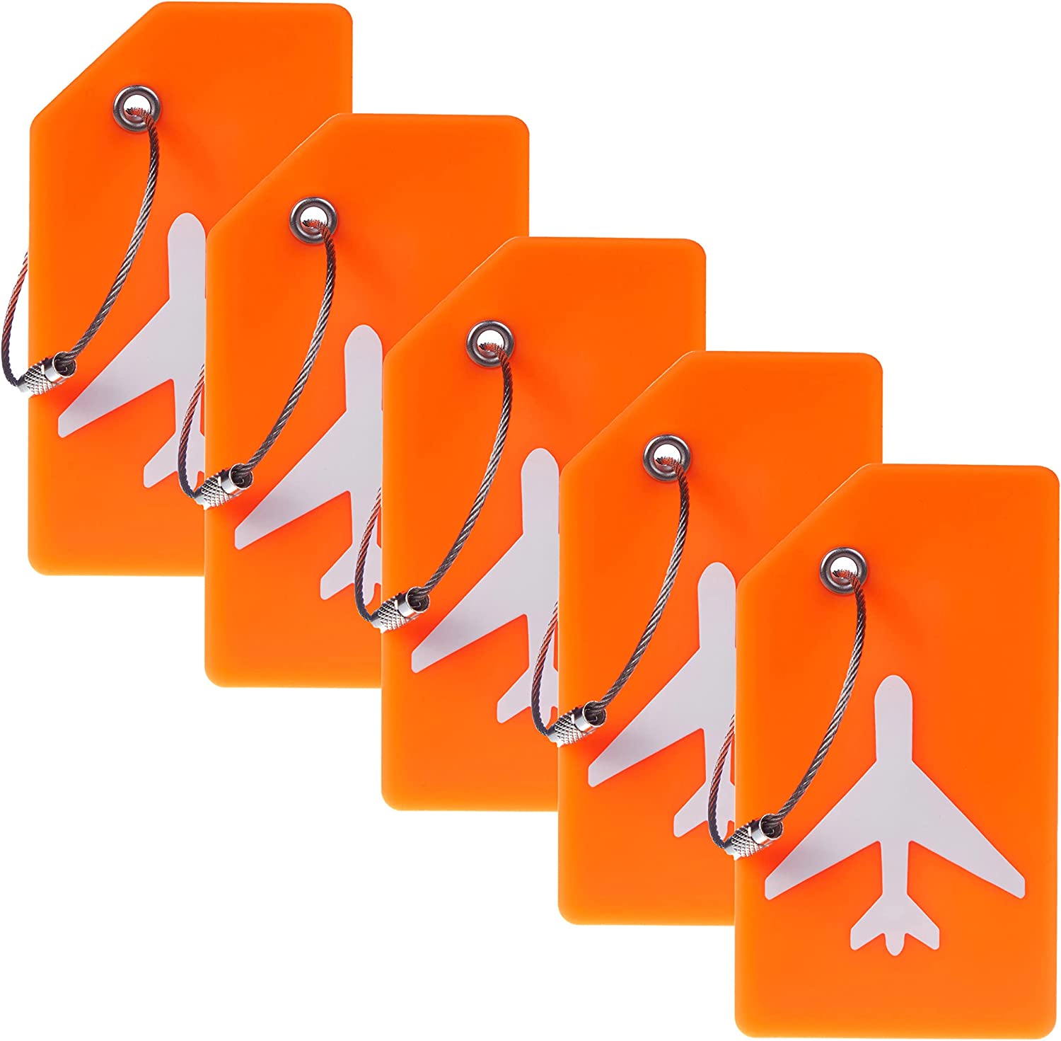 5 Pack Silicone Luggage Tag Baggage Handbag School Bag Suitcase ...