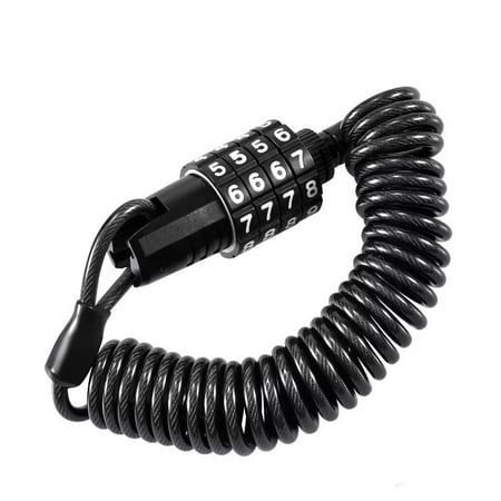 NETSENG Scooter Lock Cable, Portable Mini Bike Lock Security 4 Digit ...