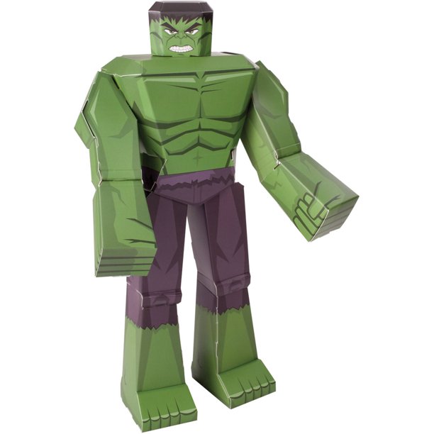 Hulk Blueprint Papercraft 12 inch Figure - Walmart.com