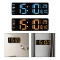 Home Decor Large Screen Function Display Digital Clock Living Room Wall ...