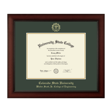 Campus Images VA991GED-1310 10 x 13 in. College of William & Mary Gold Embossed Diploma Satin ...