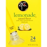 4C Sugar Free Lemon Flavor Totally Light Lemonade Drink Mix, 20 Packets ...