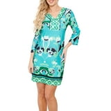 Women's Greek Flower Mini Dress - Walmart.com
