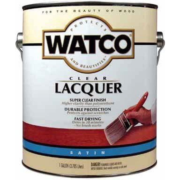 Deft 1 Gallon Clear Wood Finish Lacquer, Semi-Gloss, Transparent Coat ...