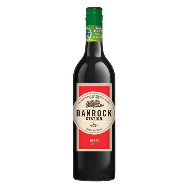 Pack de 4 Vino Tinto Banrock Station Shiraz 750 ml Banrock Station ...