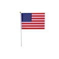 50 Pcs Small American Flags: USA Mini Handheld Decorations, Standard ...