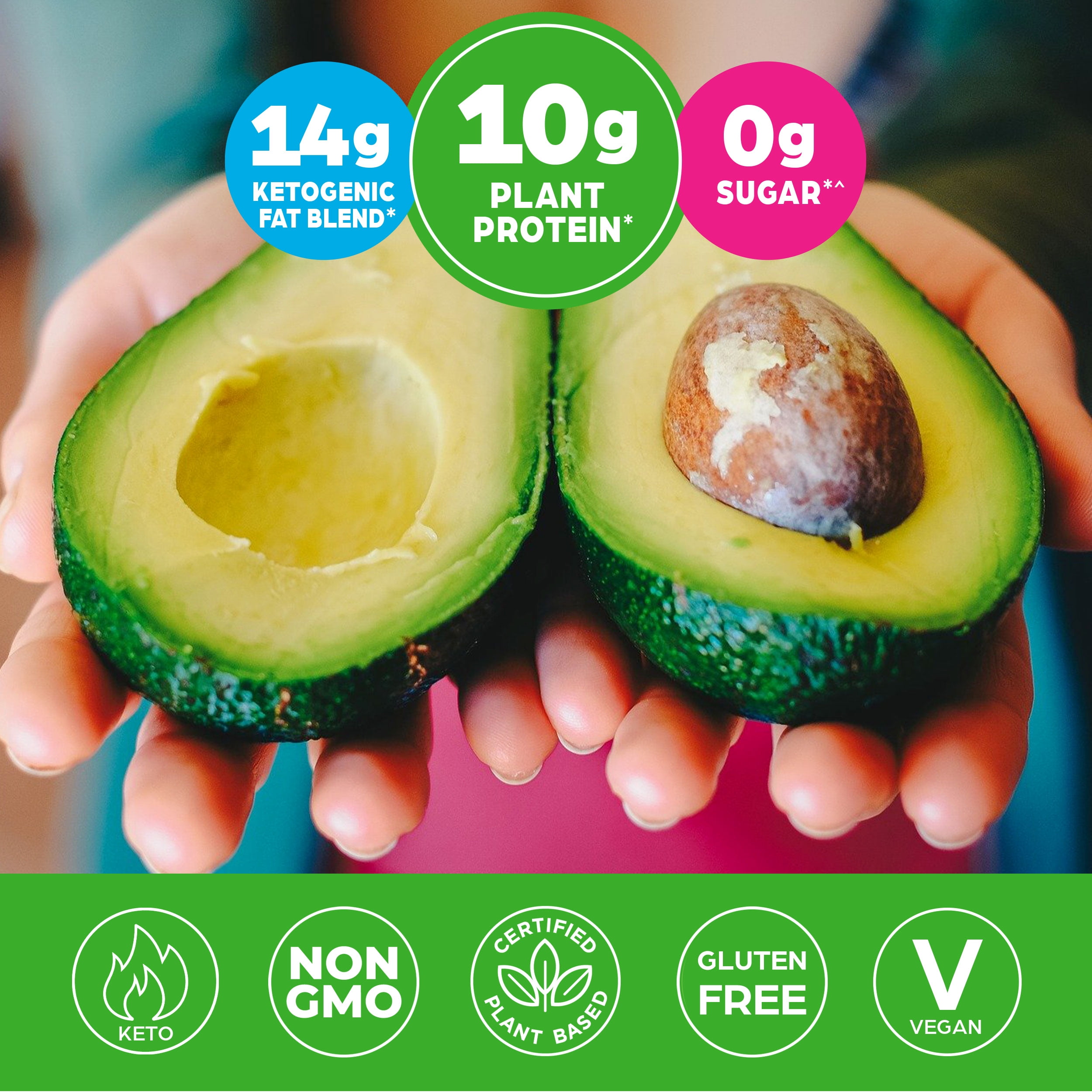 Orgain Keto Plant-Based Protein Powder, Vegan, Gluten Free, Vanilla ...