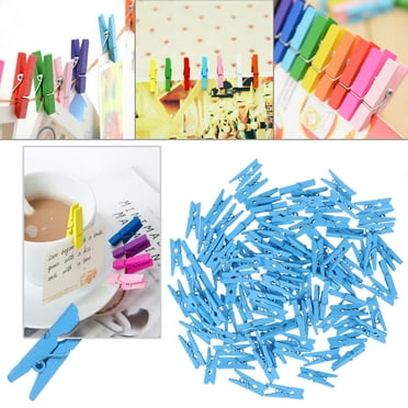 100 Pack Large Wooden Clothespins, Clothes Line Clips for Laundry ...