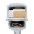 Gibraltar Mailboxes Gentry Large Capacity Plastic White All-in-One ...