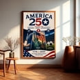Affixzi USA 250 Poster, America Anniversary Wall Art, 1776 2026 ...