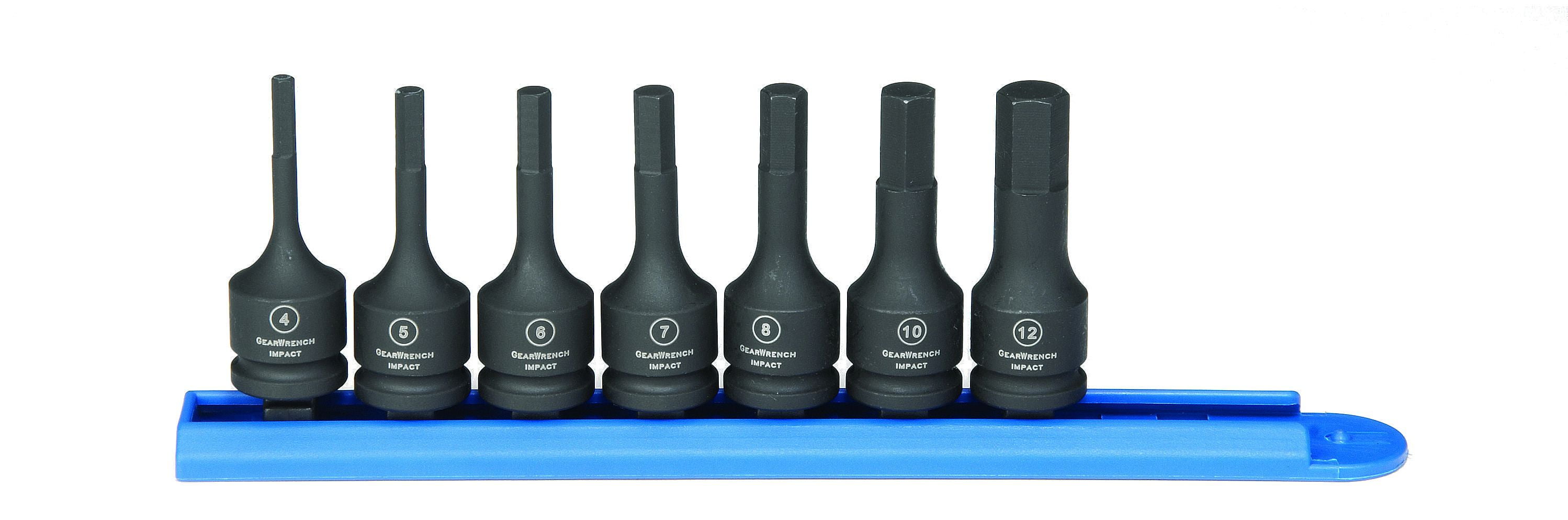 7 Pc. Impact METRIC HEX Socket Set - Walmart.com