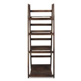 Home Decorative Modern 4 Tier Wood Shelf Stand Brown - Walmart.com