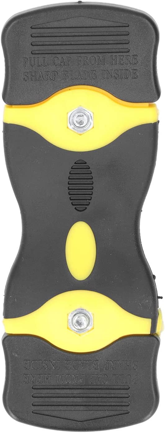 2 in 1 Scraper Tool, Ergonomic Handle ABS Metal Plastic Blades Razor ...