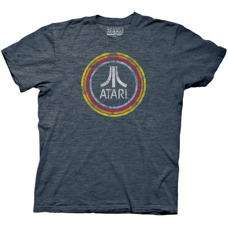 Ripple Junction Atari Distressed Logo in Circles Adult T-Shirt ...