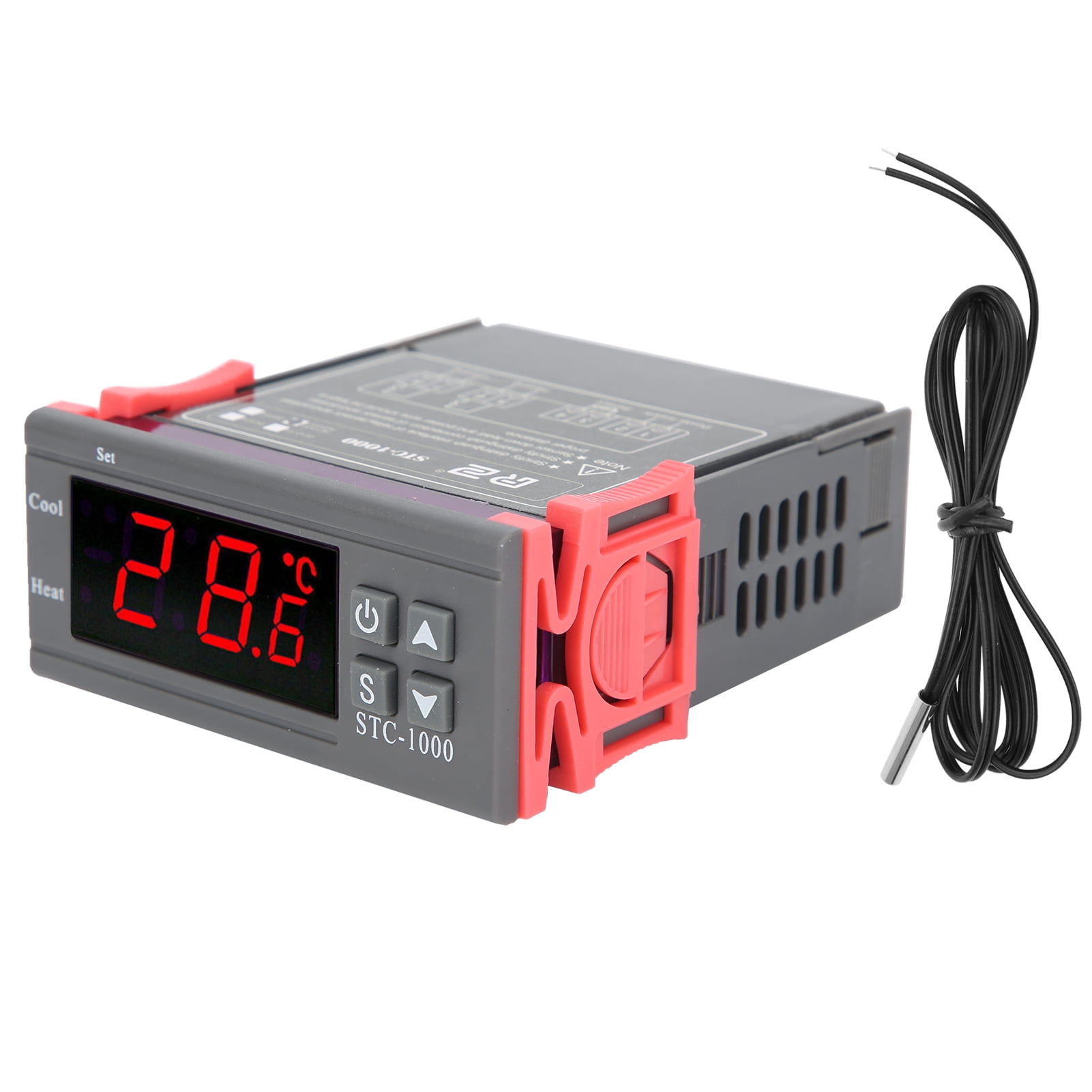 Temperature Controller, LCD Screen Thermostat, Cooling/Heating For ...