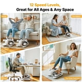 MERACH Under Desk Elliptical Machine, Seated Exercise Equipment, Quiet ...