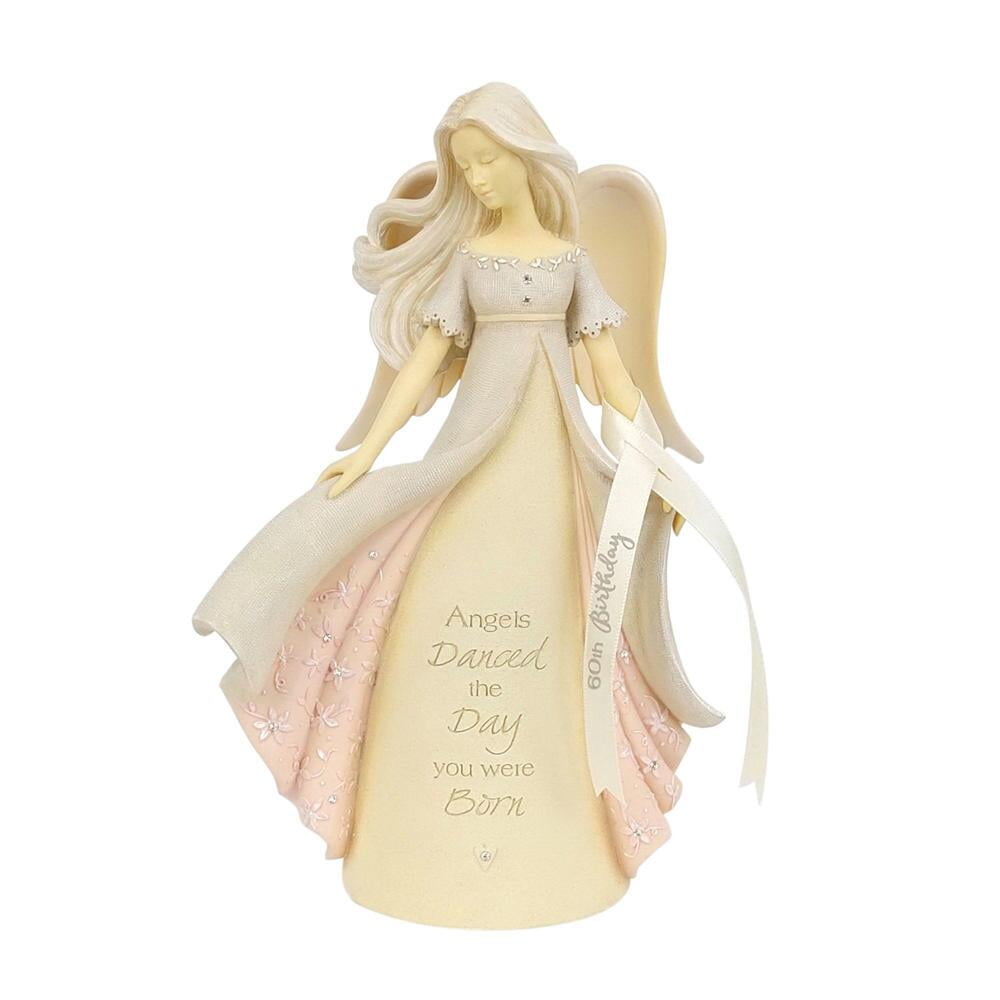 Foundations 60th Birthday Angel Figurine 6007514 - Walmart.com