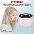 HME020020N 3-in-1 HEPA Filter Replacement Compatible with hOmeLabs ...