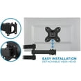 Small TV Monitor Wall Mount Arm | VESA Wall Mount Bracket | Fits 19 20 ...