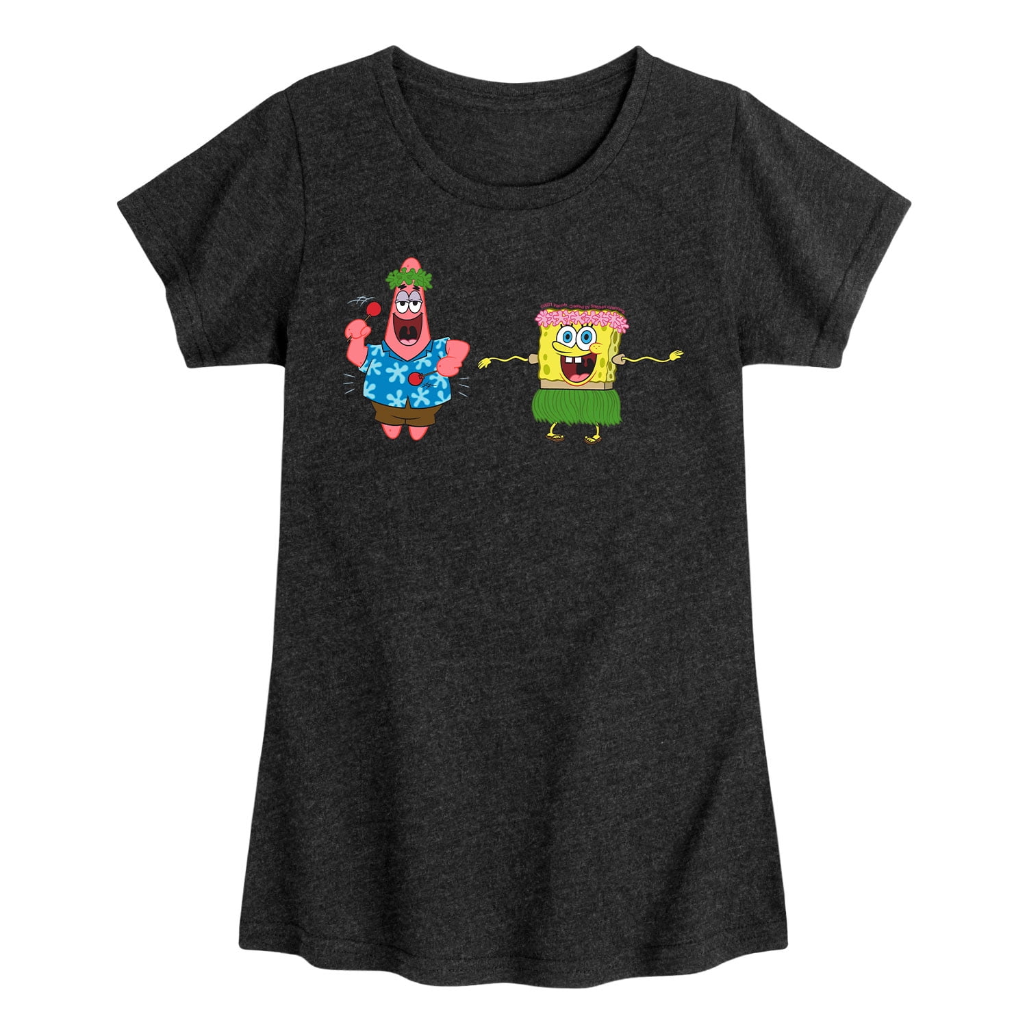 SpongeBob SquarePants - Hula Dance - Toddler And Youth Girls Short ...