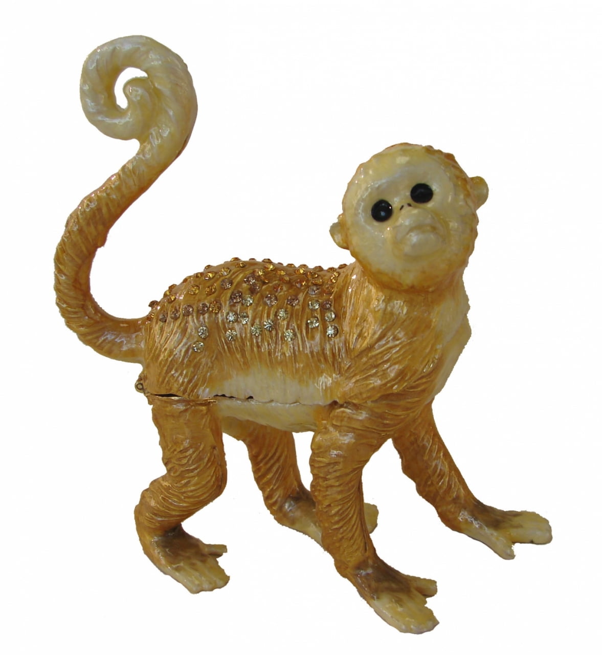 Bejeweled Golden Monkey Statue - Walmart.com
