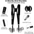Double Camera Strap, Shoulder Camera Strap Harness Leather Dual Camera ...