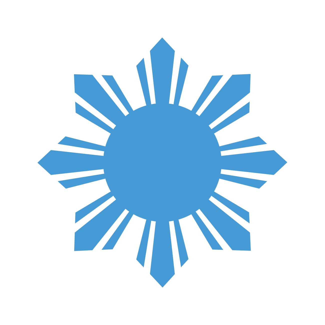 Philippines Sun Sticker Decal Die Cut - Self Adhesive Vinyl ...