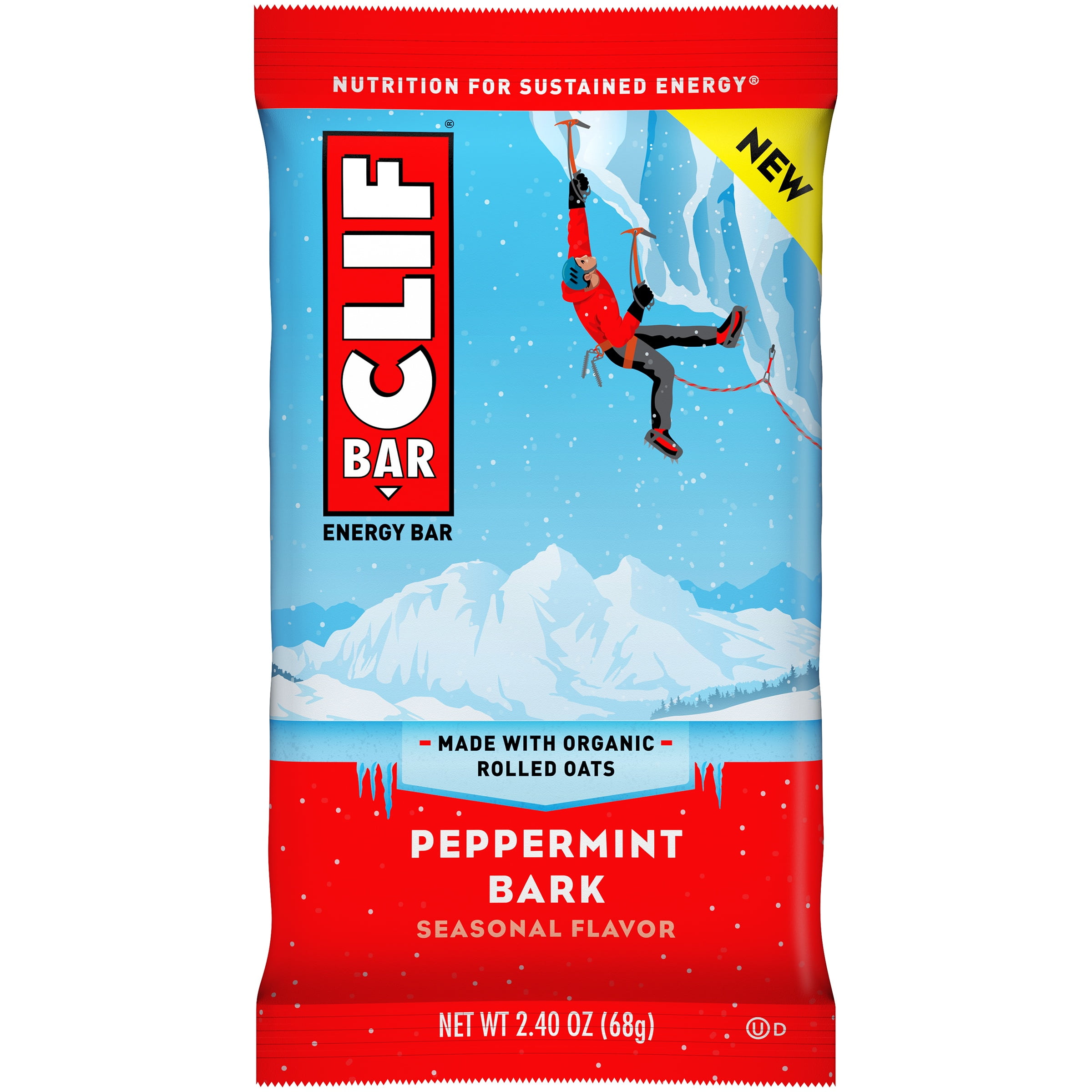 Clif Bar® Peppermint Bark Energy Bar 24 Oz Wrapper Brickseek