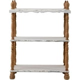 SOFE 3 Tier Wood Bookcase Shelf, Storage Racks and Shelving Unit ...