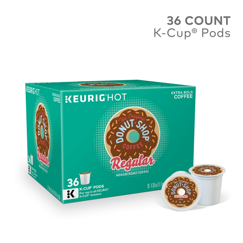 The Original Donut Shop Regular K Cup Coffee Pods Medium Roast 36