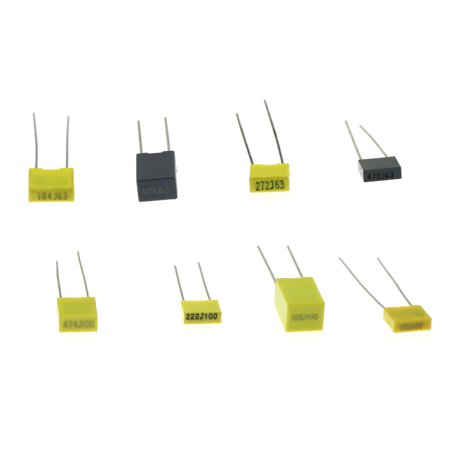 63V 100V 24 Value Practical Plastic Correction Capacitor High-Voltage ...