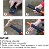 Ayaport Kayak Paddle Grips Non-Slip Silicone Wraps Blister Prevention ...