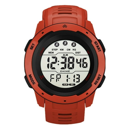 Mens Sport Running Watch, WR50M Waterproof Timing Digital Sports Watch ...