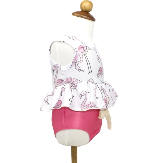 StylesILove - Little Baby Girls Flamingo Tankini 2 pcs Set Swimsuit ...