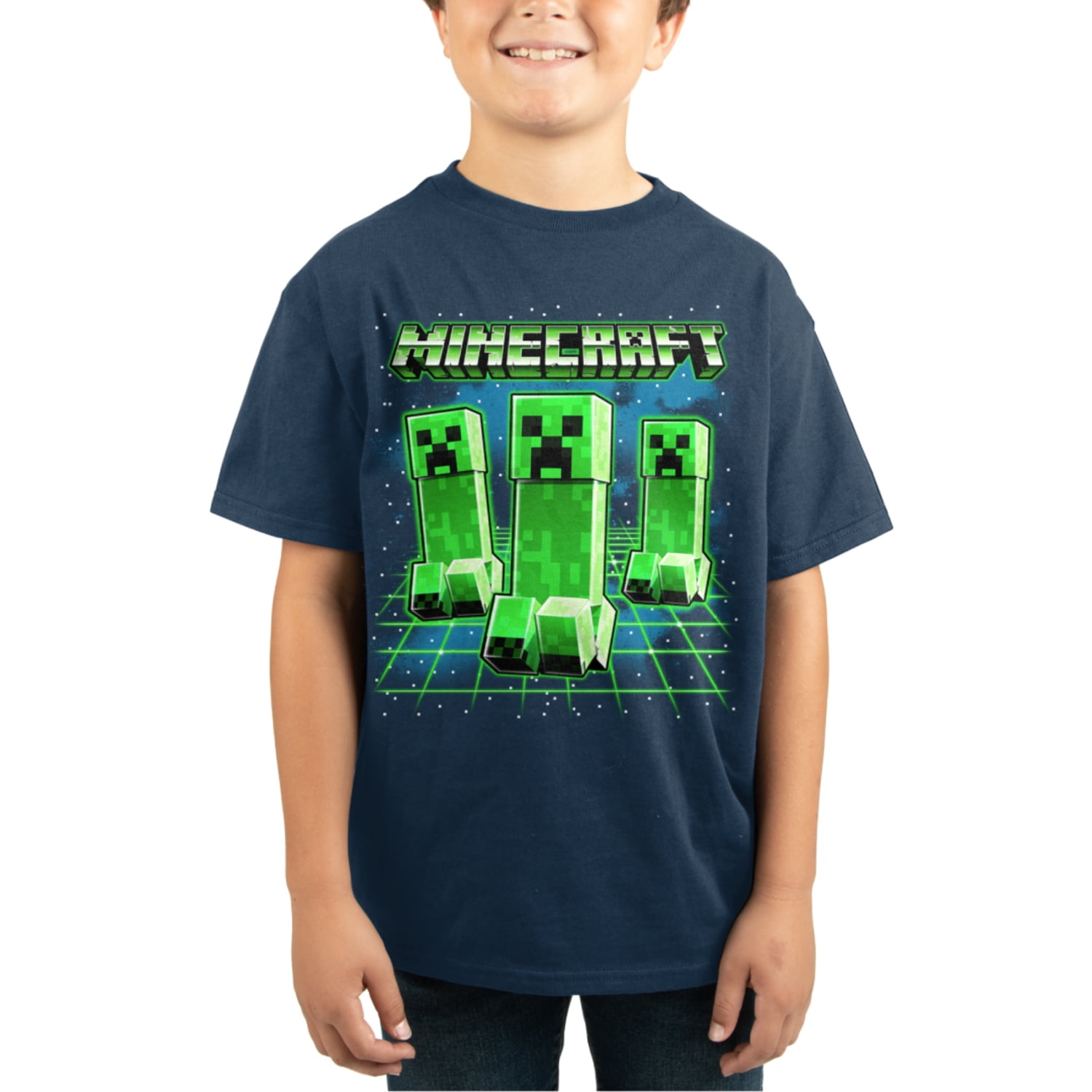 Click here for Bioworld Minecraft Creepers Kids T-Shirt (X-Small) prices