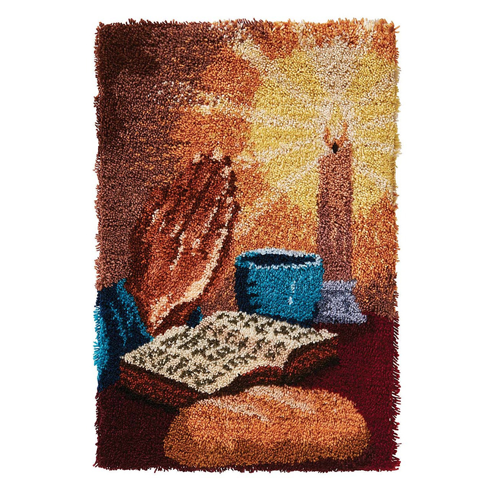 Praying | Rug Making Latch Hooking Kit - Walmart.com