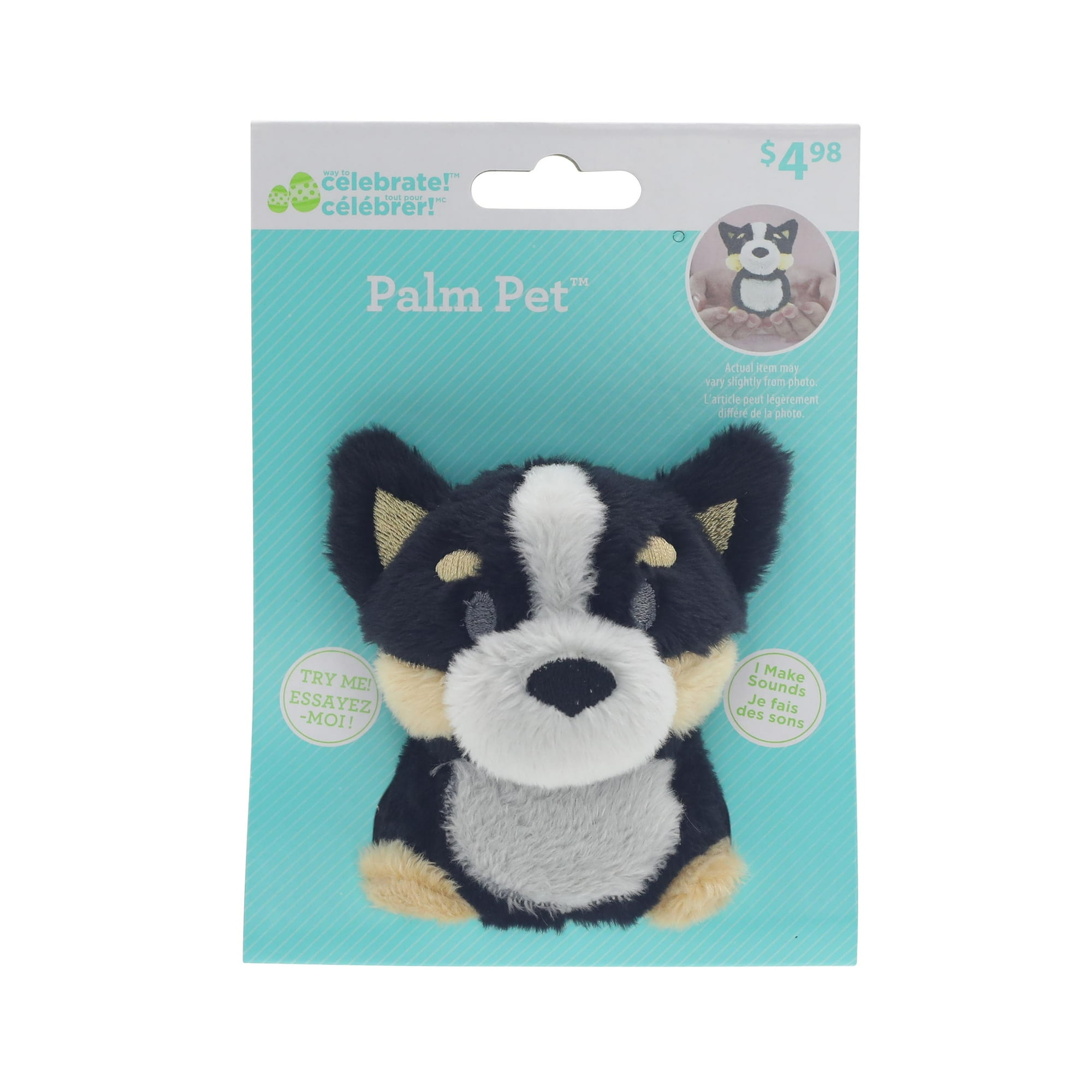 Click here for Easter Pl Palm Pet Electronic Chirping Puppy Plush... prices