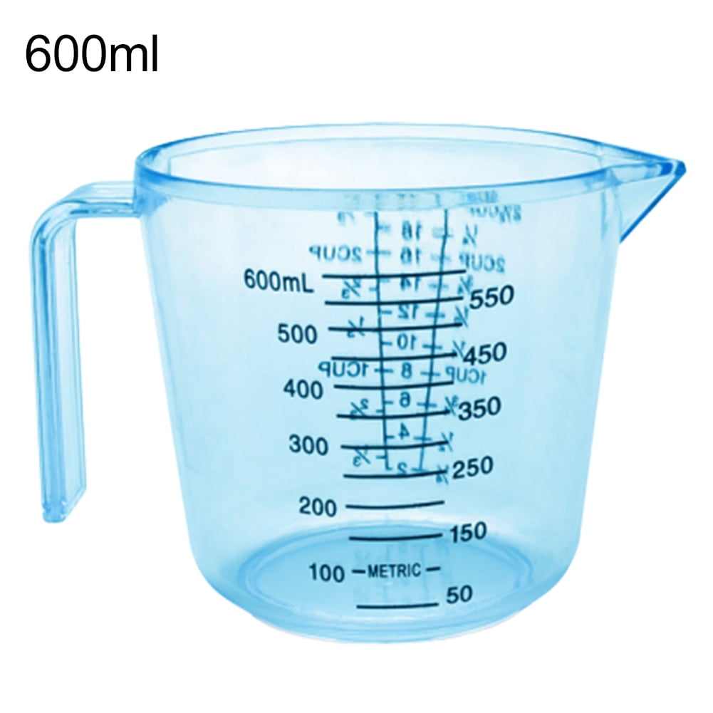 150/300/600ml Handle Water Milk Egg Scale Measuring Cup Mug Measurement ...