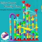 IFCOW 113PCS Marble Run Race Coaster Set, Marble Run Railway Toys ...