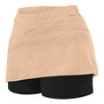 Cfdrfgh Plus Size Summer Skorts For Women Tummy Control High Waisted