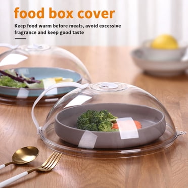 Microwave Tall Glass Plate Cover | Splatter Guard Lid with Easy Grip ...