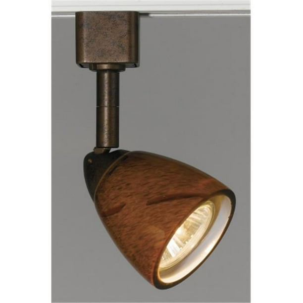 Cal LightingHT-954-RU-AMS Track Head- 120V- 50W- GU-10- Rust with Amber Spotted - Walmart.com