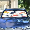 Bird Silhouette and Clouds Car Windshield Sun Shade Foldable Car Front ...
