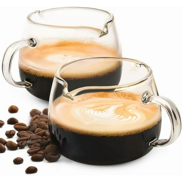 Kaffe Double Wall Small Glass Espresso Cups, 3oz, Set of 2 - Walmart.com
