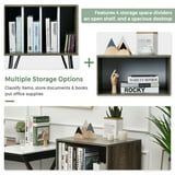 Costway Corner Record Player Turntable Furniture Stand with Display ...