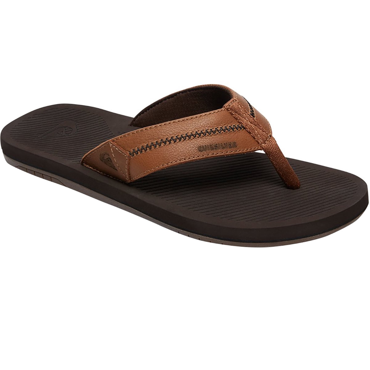 Quiksilver Men's Coastal Oasis Deluxe Leather Sandals - Walmart.com