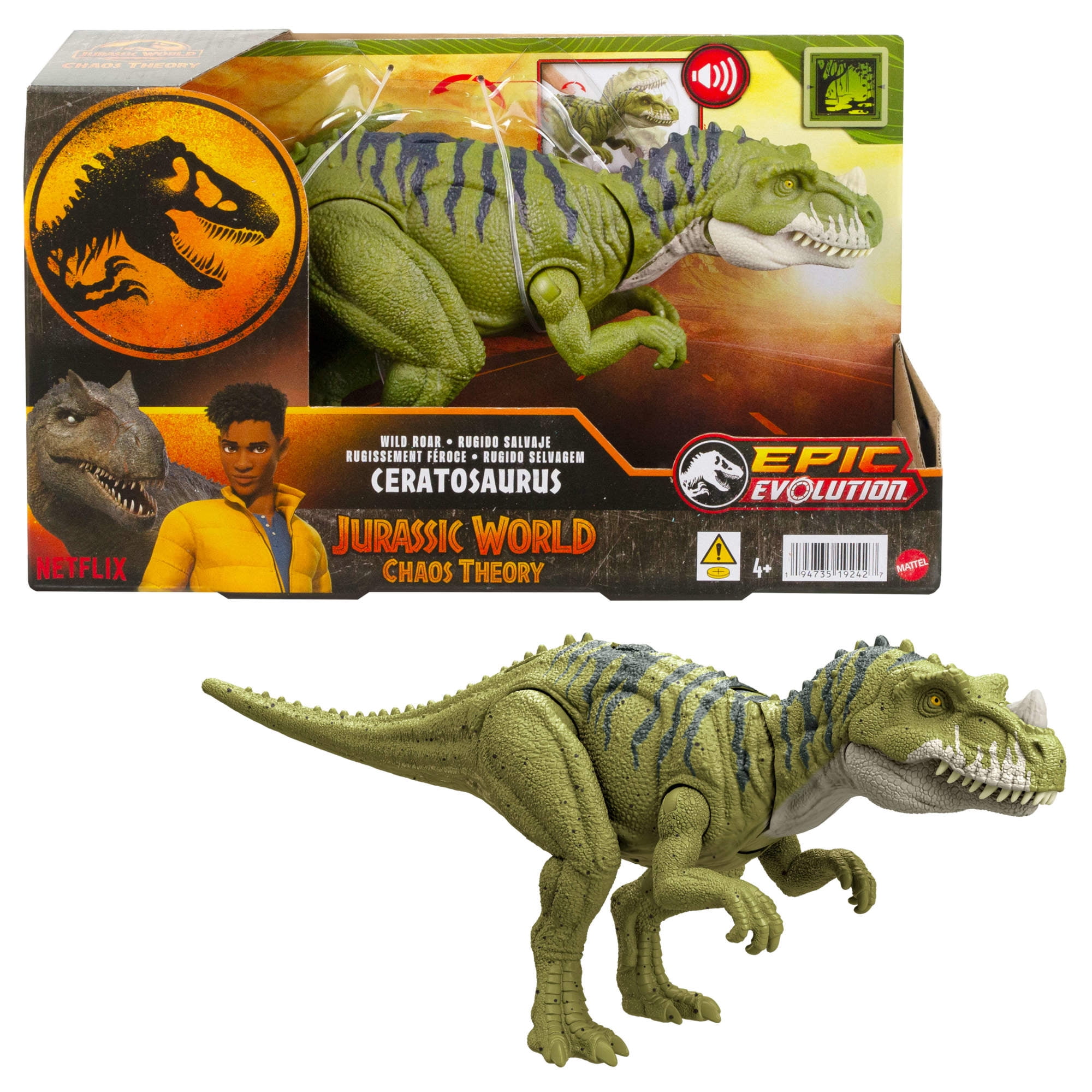 Jurassic World Wild Roar Majungasaurus Walmart